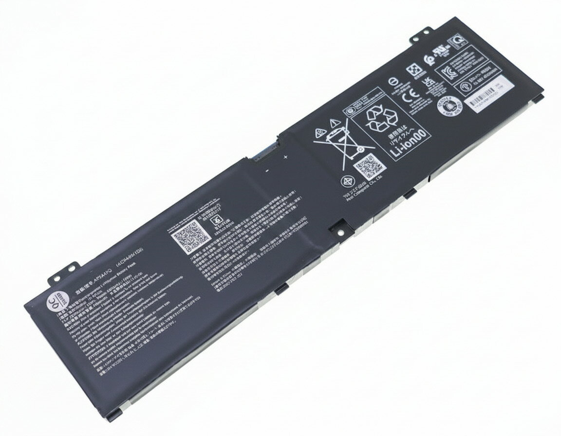 純正品｜安全・安心のノートPC用バッテリー ■ 商品仕様 商品名Nitro v16 anv16-72-933f 15.48V 76Wh acer ノート PC パソコン 純正 バッテリー 電池 電圧15.48V 容量4930mAh (76W...