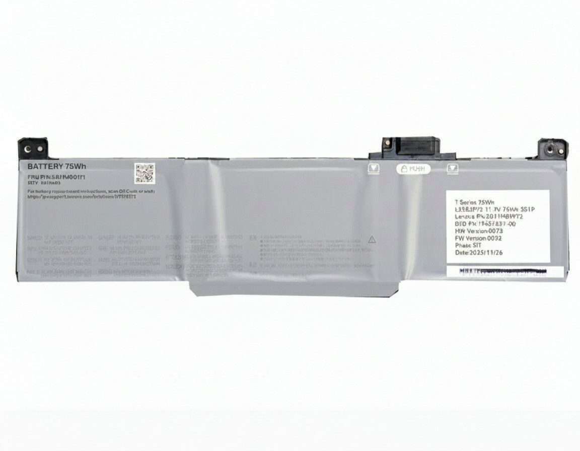 純正品｜安全・安心のノートPC用バッテリー ■ 商品仕様 商品名Thinkpad x13 2026 11.7V 75Wh lenovo ノート PC パソコン 純正 バッテリー 電池 電圧11.7V 容量6411mAh (75Wh) タイプ...