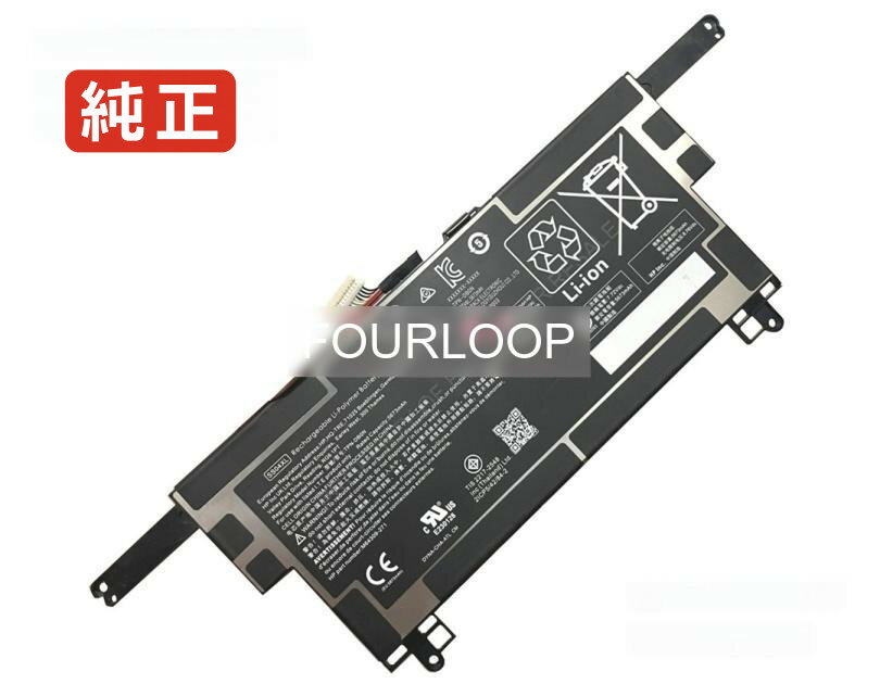 M64309-271 7.72V 45.6Wh hp ノート PC パソコン 純正 バッテリー 電池電圧7.72V容量5673mAh (45.6Wh)タイプリチウムポリマー対応機種 Hp m64309-271色黒種別純正品保証期間3ヶ月届出...