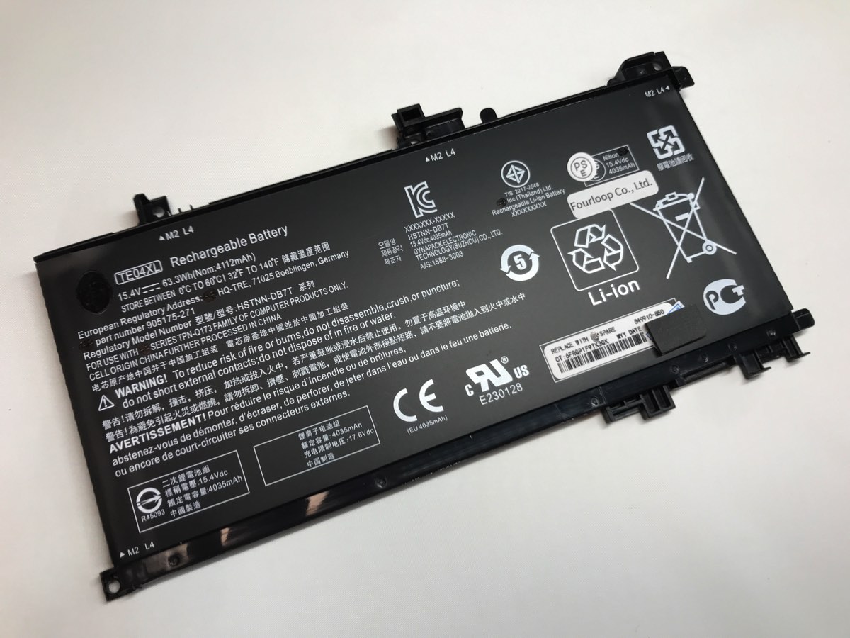 純正品｜安全・安心のノートPC用バッテリー ■ 商品仕様 商品名Pavilion 15-bc202ng 15.4V 63.3Wh hp ノート PC パソコン 純正 バッテリー 電池 電圧15.4V 容量4112mAh (63.3Wh) タ...
