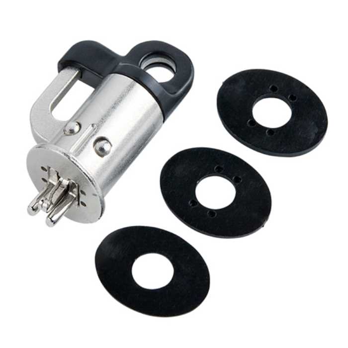 特長 ●ノートパソコンなどのセキュリティスロットに差し込む取付け部品です。 ●マウスなどのケーブルも通すことができ、ノートパソコンと同時に盗難を防止します。 （W10×H4mmまで対応） ●付属の3種のスペーサーで、ぐらつきなく取付けできま...