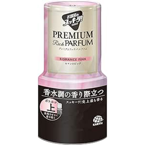 商品説明 状態新品未使用品ですが、店舗販売されていた商品ですので、パッケージに傷みがある場合が御座います。 メーカー名アース製薬 商品名お部屋のスッキーリ！ プレミアムリッチパルファム ロマンスピンク 400mL 消臭 芳香剤 詳細◆香料、...