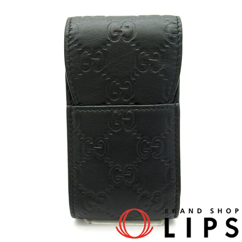 商品番号 2000376233500106 ブランド GUCCI (グッチ) 商品名 シガレットケース 型　番 181716 素　材 グッチシマ カラー ブラック 高さ 約14cm 幅 約6.7cm 奥行 約2.5cm 付属品 箱 保存袋 ...