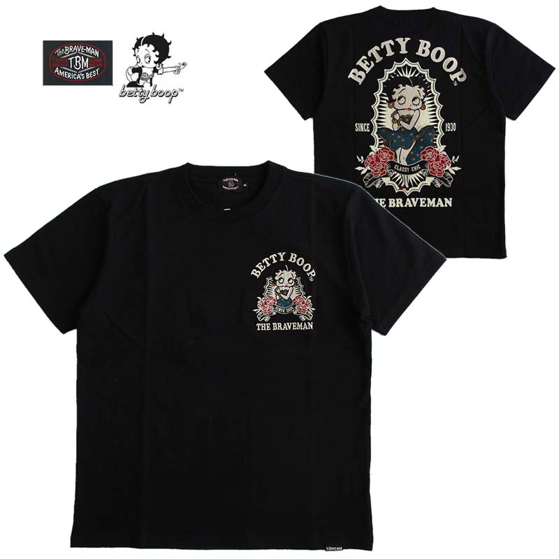 &nbsp;The BRAVE-MAN / ザ・ブレイブマン 天竺半袖Tシャツ メンズ レディース ベティーブープ Betty Boop コラボ 　 1920年代～1940年代アメリカでワークウェアを中心とした製品を世に送り出したブランドで...