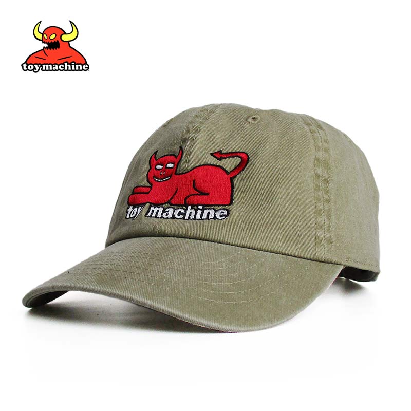 toy machine/トイマシーン キャップ/帽子 日本正規ライセンス商品 「DEVIL CAT PIGMENT CAP」カラー：SAND 　 1994年にスケーターでありアーテスト、フォトグラファーとしても有名なED TEMPLETON...