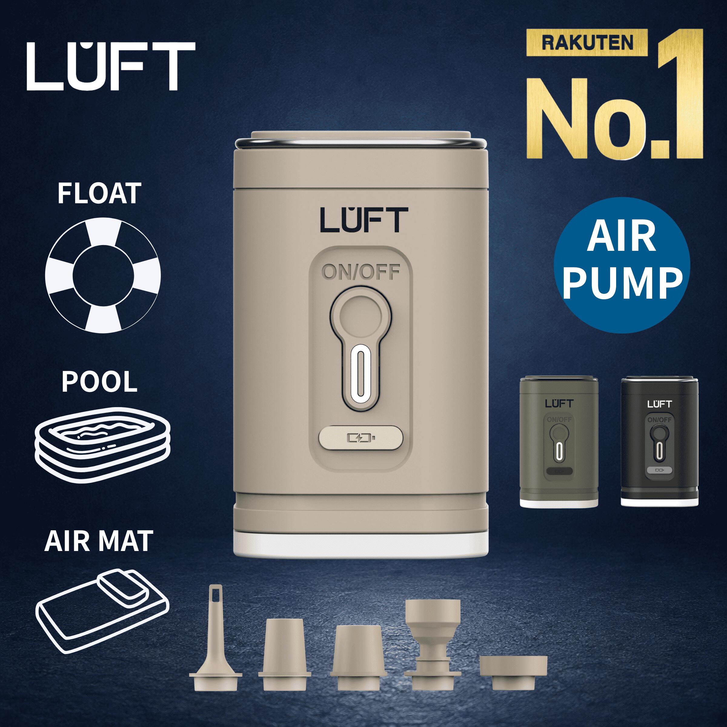 メーカー希望小売価格はメーカーサイトに基づいて掲載しています 【LUFT 電動ポンプ】 【超軽量コンパクトモデル】 ・重量はたったの127グラム。 手の平に収まるコンパクトサイズで持ち運びや収納にも困りません。 【空気入れがラクになる】 ・...