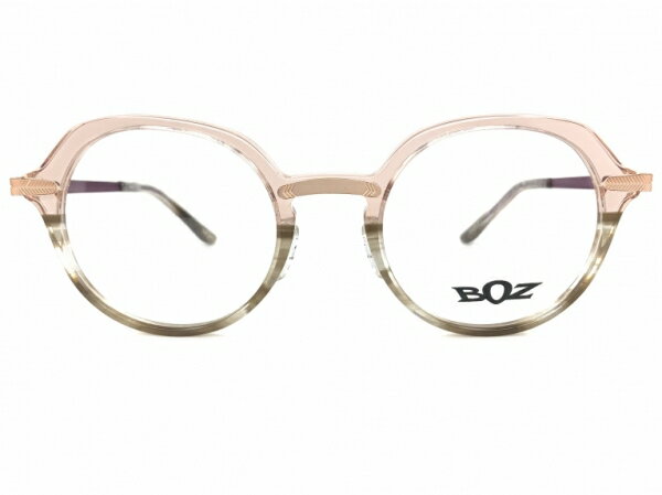 ブランド【ボズ BOZ】についてBOZ（ボズ）はフランス発のアイウェアブランド。JFレイのデザイナーのジャン・フランソワ・レイの妻ジョエルによって創立されました。自然をモチーフにした華やかで繊細なデザインが特徴で、特に花や草の要素を取り入れ...