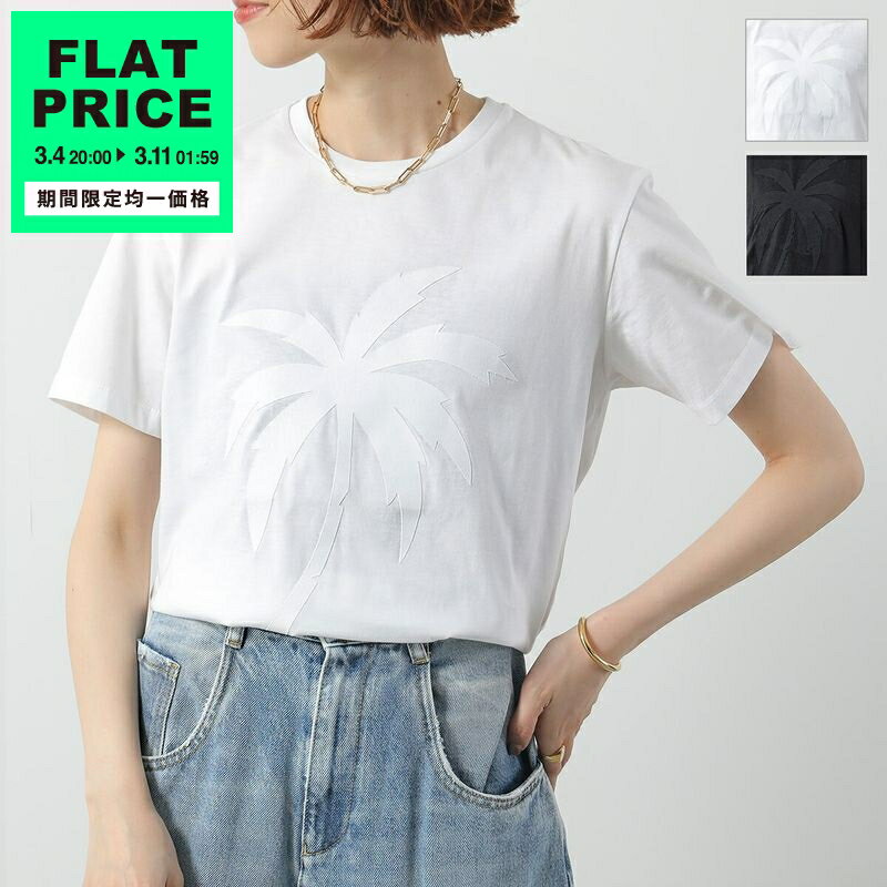 商品説明 ・クルーネック半袖Tシャツ ・コットン製の滑らかな生地感 ・フロントにパームツリーデザイン ・リラックスフィット ・首元に立体加工されたロゴ アイテム レディースアイテム≫トップス≫Tシャツ・カットソー≫半袖 ブランド N°21(...