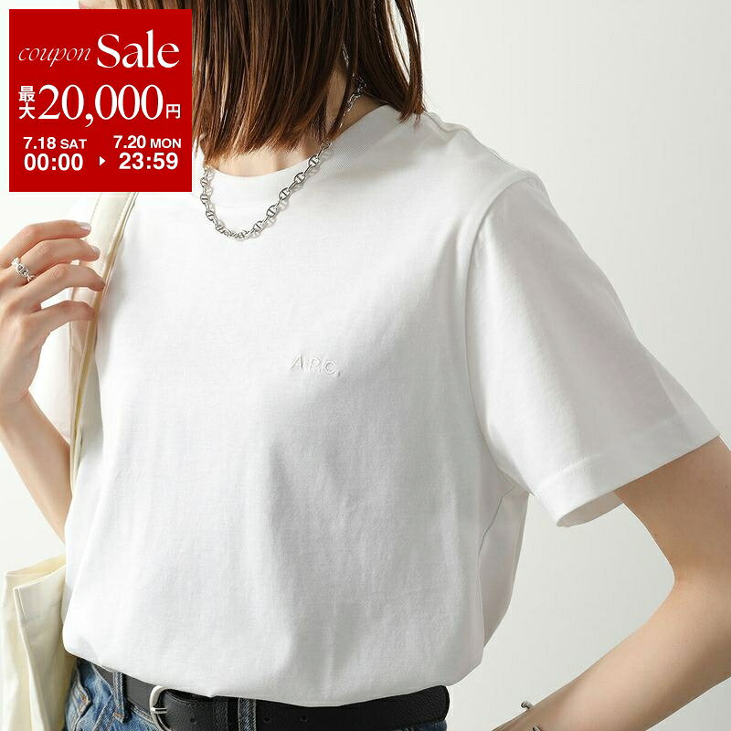 商品説明 ・コットン製半袖クルーネックTシャツ ・胸元にロゴ刺繍 アイテム レディースアイテム≫トップス≫Tシャツ・カットソー≫半袖 ブランド APC A.P.C.(アーペーセー) 型番 COHBW M26392 サイズ(cm) 【XS】 ...