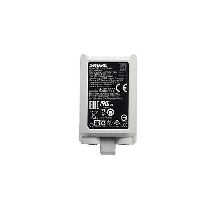 Shure(シュアー) / SB903 SLX-D専用リチウムイオン充電池の事ならフレンズにご相談ください。 Shure(シュアー) / SB903 SLX-D専用リチウムイオン充電池の特長！SB903 SLX-D専用リチウムイオン電池は、...
