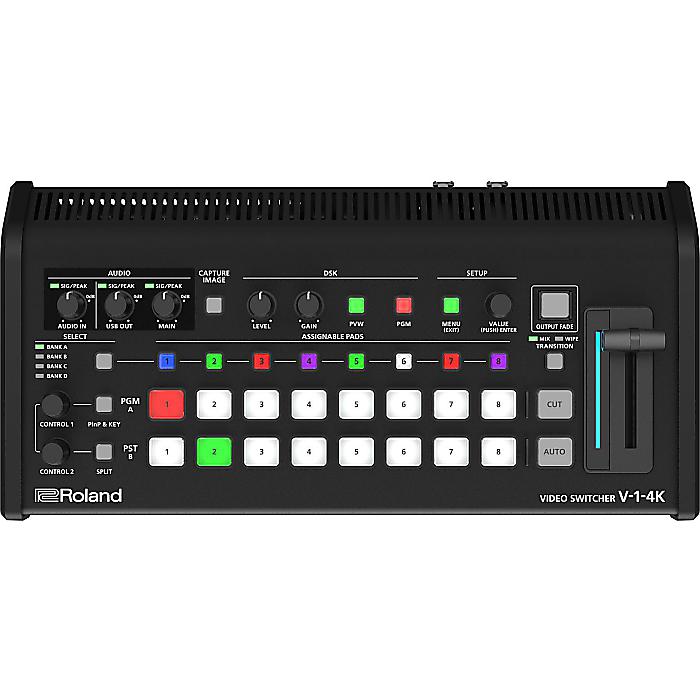 Roland(ローランド) / V-1-4Kの事ならフレンズにご相談ください。 Roland(ローランド) / V-1-4Kの特長！ビデオ・スイッチャー「V-1 シリーズ」に待望の 4K 対応モデルが登場 Roland(ローランド) / V...