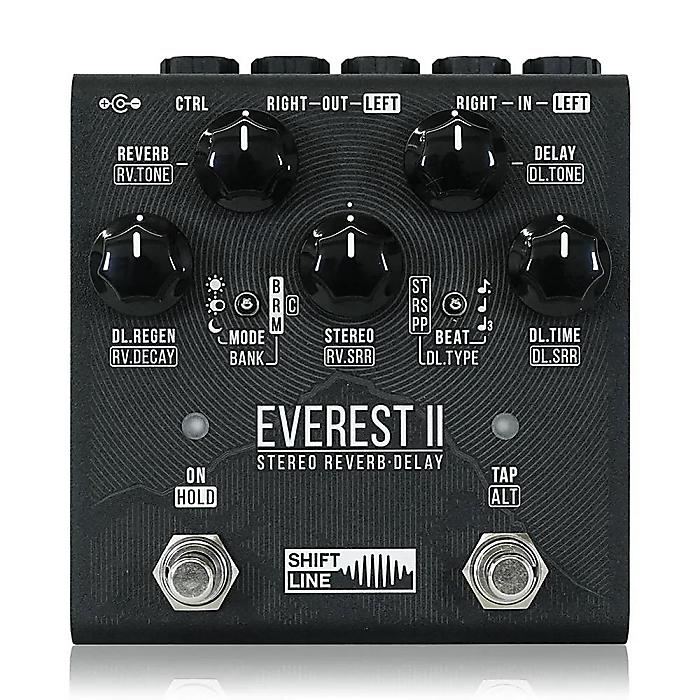 Shift Line / EVEREST IIの事ならフレンズにご相談ください。 Shift Line / EVEREST IIの特長！ディレイとリバーブをパラレルでかけることのできるペダル Shift Line / EVEREST IIの...
