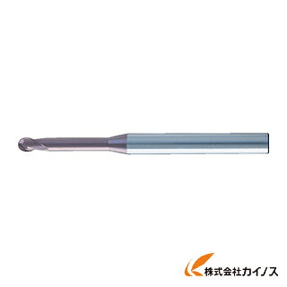 特長狭くて深い加工に適した首逃げタイプです。低速から高速まで深彫り精密3次元加工に対応します。用途被削材:炭素鋼、合金鋼、調質鋼、焼き入れ鋼、銅合金。金型および部品の切削加工。仕様ボール半径(mm)：0.5刃長(mm)：0.75首下長(mm...