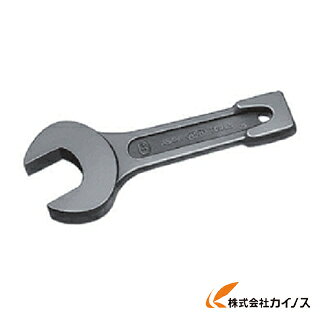 特長柄の後部穴にロープを通し引っ張りながら打撃部をハンマーで叩いて増し締めしたり、錆びついたボルト・ナットの緩め作業に最適です。材質はクロムバナジウム鋼で、衝撃を考慮した硬度施工でJIS強力級スパナの2.5倍以上の強度をもった強靭なレンチで...
