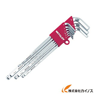 特長ロングタイプです。ボールポイント部分は精度の高いブローチ加工、最大傾斜角30°です。使用しやすい組み合わせ(ホルダー付)です。用途作業における六角穴付ボルトや止めネジなどの締めゆるめ用。仕様セット内容(mm)：1.5、2、2.5、3、4...