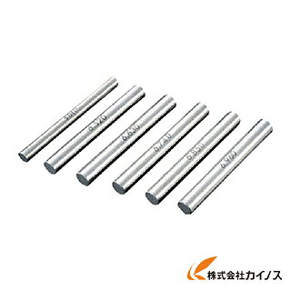 特長ピンゲージとはピン形状（円柱）で直径の寸法が精密に仕上げられたゲージです。最も一般的なピンゲージです。全品経年変化防止のサブゼロ処理済みです。真円になっているため、あらゆる場面で使用可能です。用途穴径の検査。金型用部品として。芯ブレ検査...