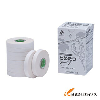 特長“とめたつ”TMA100専用テープです。用途-仕様色：白幅(mm)：11長さ(m)：30材質／仕上ポリオレフィンセット内容／付属品-注意-生産国日本メーカーニチバン（株）
