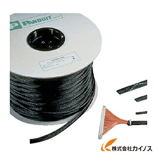 特長電線、ワイヤおよびチューブの摩耗を防止します。軽量ですが、耐久性に優れています。網目状の形状が、内部に熱や湿気がたまるのを防ぎます。用途-仕様標準外径(mm)：19.1最大束線外径(mm)：31.8長さ(m)：152.4色：黒UL、CS...