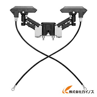 特長ハイトロリール本体に接触する集電子がリード線とワンタッチで着脱できるタイプです。取り付ける部材に応じて、角棒用、平板用があります。用途-仕様種類：タンデム型(平板用)定格：1P600V20A×2リード線長さ(mm)：300材質／仕上-セ...