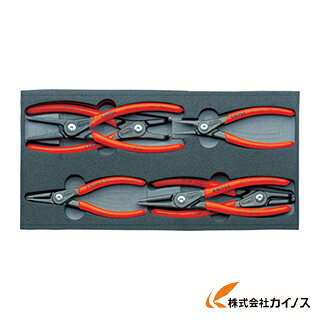 特長使用頻度の高い軸用・穴用精密スナップリングプライヤーの4本セットです。パッケージ材質はフォームトレイ製で、綺麗に収納することができます。用途-仕様セット内容：4811-J1、4811-J2、4821-J21、4911-A1、4911-A...