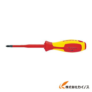 特長先端スリムタイプで狭い場所でも作業できます。楕円形のグリップにより、転がりにくい形状です。用途-仕様刃先：［［＋］］No.1全長(mm)：187軸長(mm)：801000V絶縁仕様欧州規格EN60900適合品材質／仕上モリブデンバナジウ...