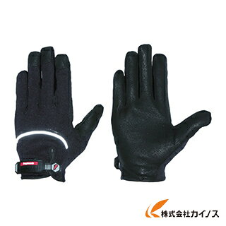 特長手のひらにゴートスキン（山羊革）を採用し快適性と高級感を両立しました。手に馴染むしっとり感と高い耐久性で、確実さを要求される厳しい現場で活躍します。用途作業用。仕様サイズ：M色：ブラック全長(cm)：20.5手のひら周り(cm)：20中...