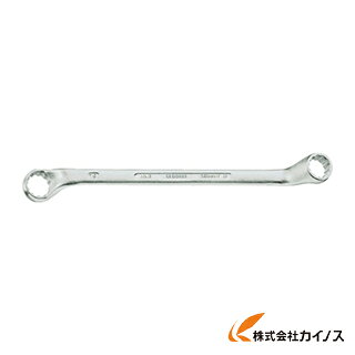 特長メガネ部は独自の“UNIT DRIVE”仕様で、ボルトに対して均等に力がかけられます。表面は梨地仕上げて滑りにくくなっています。軸角度は5°です。用途-仕様全長(mm)：225対辺寸法(mm)：14×15表面処理：クロムメッキ材質／仕上...