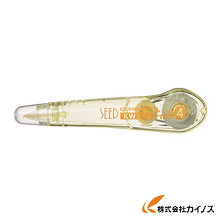 特長使いやすいペンタイプの修正テープです。用途-仕様本体色：イエローテープ幅(mm)：4.2テープ長さ(m)：6シード　ケシワードピーモ　4.2mm材質／仕上-セット内容／付属品-注意-生産国ベトナムメーカー（株）シード