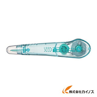 特長使いやすいペンタイプの修正テープです。用途-仕様本体色：グリーンテープ幅(mm)：6.0テープ長さ(m)：6シード　ケシワードピーモ　6mm材質／仕上-セット内容／付属品-注意-生産国ベトナムメーカー（株）シード