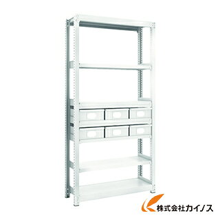 特長-用途-仕様間口(mm)：860奥行(mm)：300高さ(mm)：1800棚段数(段)：7タイプ：引き出し(大)6有効間口(mm)：816色：ネオグレー棚板調整ピッチ(mm)：25均等積載量：200kg/段最大積載量：1500kg/台材...
