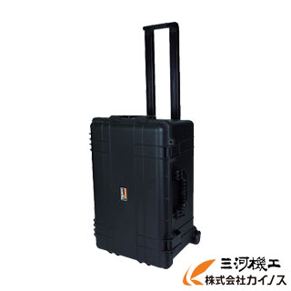 特長耐久性、密閉性の高い樹脂ツールケースなので、精密機械の保管、移送に最適です。用途-仕様色:ブラック耐荷重(kg):50外寸(mm)間口:625外寸(mm)奥行:420外寸(mm)高さ:340有効内寸(mm)間口:581有効内寸(mm)奥...