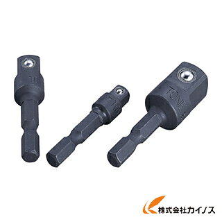 特長電動ドリルでソケット類を使えるようにするためのアダプターです。用途各産業でのボルト・ナットの着脱に。仕様差込角(mm):6.35軸寸法(mm):6.35全長(mm):45質量(g):15材質／仕上-セット内容／付属品-注意-生産国日本メ...