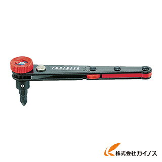 特長ラチェット機構と早回し機構により、作業能率がアップします。用途通常のドライバーでは入らない狭いスペースでの作業に最適です。仕様刃先:[[(+)]]No.2/[[(-)]]6全長(mm):110質量(g):60刃先：マグネット入り対辺寸法...
