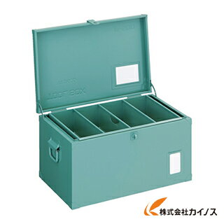 特長配管工具箱のベストセラーFシリーズです。車輌にセットしやすい寸法なので持ち運びに大変便利です。用途-仕様色:グリーン外寸(mm)間口×奥行×高さ:700×330×280シリンダ錠(別売):取付可中皿仕様:Cタイプ×1ケ質量(kg):9....