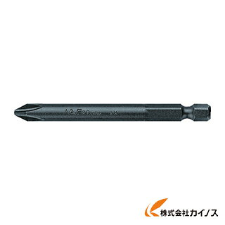 特長電動ドライバーなどでの十字穴付ねじの締め付け用です。耐久性の高い特殊ビット材を使用し、価格もリーズナブルです。エアー・電動ドライバー用ビットです。用途-仕様刃先:[[（+）]]3全長(mm):50質量(g):11.5シャンク径：6.35...