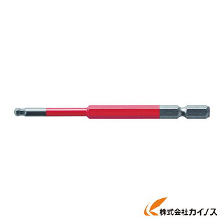 特長サイズを色で識別できます。電動ドライバー装着時に塗装部分が邪魔にならない両端部非塗装です。用途六角穴付きネジ、六角穴付きボルト回しに仕様刃先:対辺4全長(mm):100質量(g):21シャンク径:6.35mm刃先：マグネット入り材質／仕...