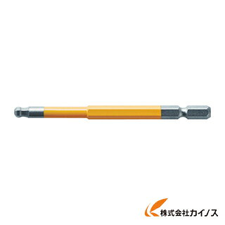 特長サイズを色で識別できます。電動ドライバー装着時に塗装部分が邪魔にならない両端部非塗装です。用途六角穴付きネジ、六角穴付きボルト回しに仕様刃先:対辺5全長(mm):100質量(g):23シャンク径:6.35mm刃先：マグネット入り材質／仕...