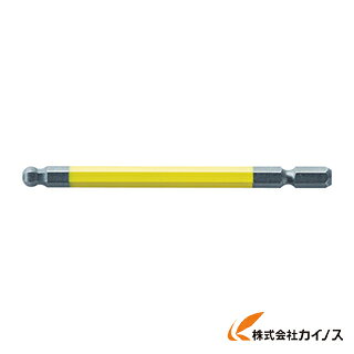 特長サイズを色で識別できます。電動ドライバー装着時に塗装部分が邪魔にならない両端部非塗装です。用途六角穴付きネジ、六角穴付きボルト回しに仕様刃先:対辺6全長(mm):100質量(g):25シャンク径:6.35mm刃先：マグネット入り材質／仕...