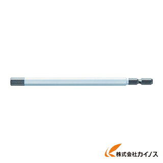 特長サイズを色で識別できます。電動ドライバー装着時に塗装部分が邪魔にならない両端部非塗装です。用途六角穴付きネジ、六角穴付きボルト回しに仕様刃先:対辺8全長(mm):150質量(g):59シャンク径：6.35mm材質／仕上クロムモリブデンバ...