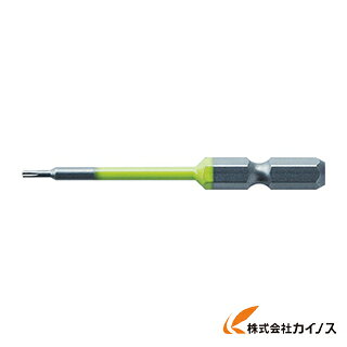 特長サイズを色で識別できます。電動ドライバー装着時に塗装部分が邪魔にならない両端部非塗装です。用途-仕様刃先:T6全長(mm):65質量(g):8シャンク径：6.35mm材質／仕上クロムモリブデンバナジウム鋼セット内容／付属品-注意-生産国...
