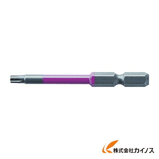特長サイズを色で識別できます。電動ドライバー装着時に塗装部分が邪魔にならない両端部非塗装です。用途-仕様刃先:T20全長(mm):65質量(g):11シャンク径：6.35mm材質／仕上クロムモリブデンバナジウム鋼セット内容／付属品-注意-生...