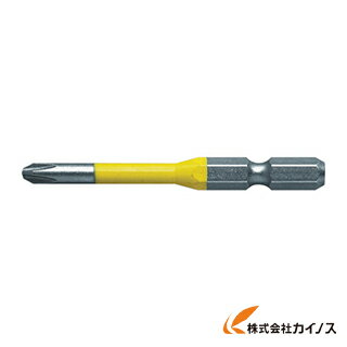 特長カラーで先端サイズの見分けが簡単です。段付タイプです。両端部非塗装で刃先精度が抜群です。[[(＋)]]No.2は黄色塗装です。用途-仕様刃先:[[(+)]]2全長(mm):65硬さ:-呼称:-質量(g):29シャンク径：6.35mm刃先...