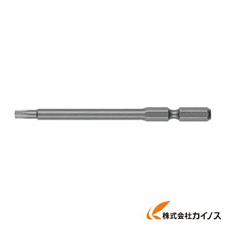 特長自動車関連で多く使われるトルクス[[（R）]]ねじ専用ビットです。いじり止め防止用の丸穴が空いています。用途-仕様刃先:T15H全長(mm):75呼称:N質量(g):9.6シャンク径:5mm材質／仕上-セット内容／付属品-注意-生産国日...