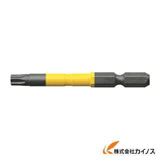 特長いじり止め穴なしのヘクスローブドライバービットです。サイズを色で識別できます。電動ドライバー装着時に塗装部分が邪魔にならない両端部非塗装です。用途-仕様刃先:T30全長(mm):65質量(g):14シャンク径：6.35mm材質／仕上クロ...