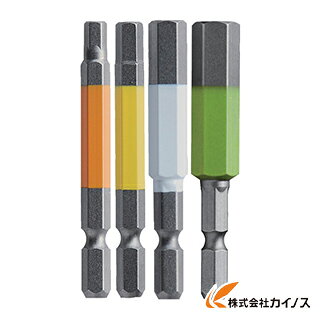 特長サイズを色で識別できます。電動ドライバー装着時に塗装部分が邪魔にならない両端部非塗装です。用途六角穴付きネジ、六角穴付きボルト回しに。仕様全長(mm):65セット内容:ACHX-5065、6065、8065、1065セット内容(本):4...