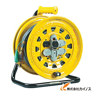 特長ハタヤのロングセラーのサンタイガーリールです。漏電・過負荷（使いすぎ）・短絡（ショート）を保護する漏電遮断器付です。しなやかなソフトムケーブルです。用途建設・建築現場。土木工事。保全作業。プラント工事。設備工事。電気工事。仕様電線仕様長...