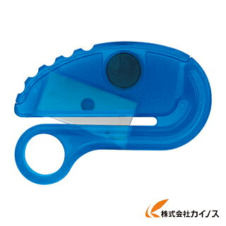 特長刃が露出していないため安全です。マグネット付で金属に付けておくと便利です。用途養生シート、マスカー、レターオープナーのカットに。仕様質量(g):20全長（mm）：88幅（mm）：50厚み（mm）：6刃厚:0.25mm色：ブルー・レッド・...