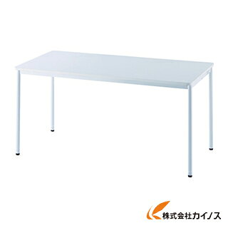 特長置き場所を選ばないシンプルテーブルで、細身の脚部ですっきりしたデザインです。天板裏はフレーム構造で安定感があり、他のサイズと組み合わせて脇机や会議テーブルなど多目的にご利用いただけます。天板は丸角で医療施設や教育施設にも適しています。4...