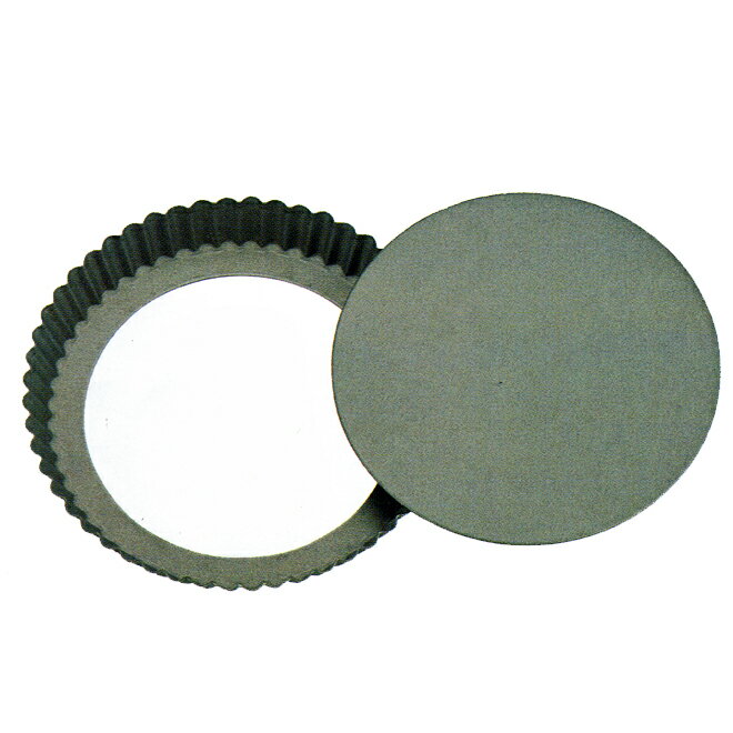 ◎シルバーストーン加工だから汚れ落としが簡単♪【用途】　タルト焼型用【材質】　表面加工：シルバーストーン加工　　　　　 材質：ティンフリースチール（鉄）【サイズ】　直径210mm【生産地】　新潟県燕市※直火での使用はお避け下さい。　シルバー...