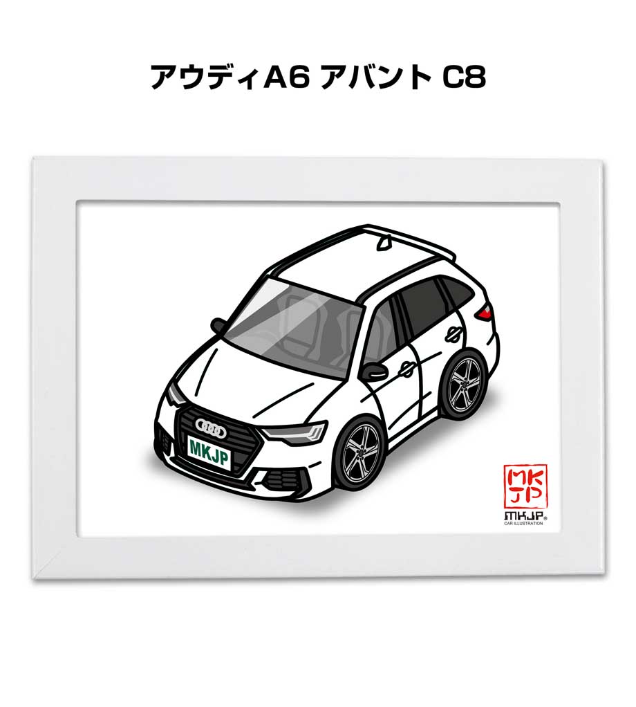 サイズ イラスト寸法：210mm×148mm フレーム寸法：242mm×180mm 材質 イラスト：半光沢紙 フレーム：木製（木端材）20mm幅 透明板：PETシート（0.4mm厚） 裏板・スタンド：MDF 付属品 吊りヒモ 特徴好きな車カ...